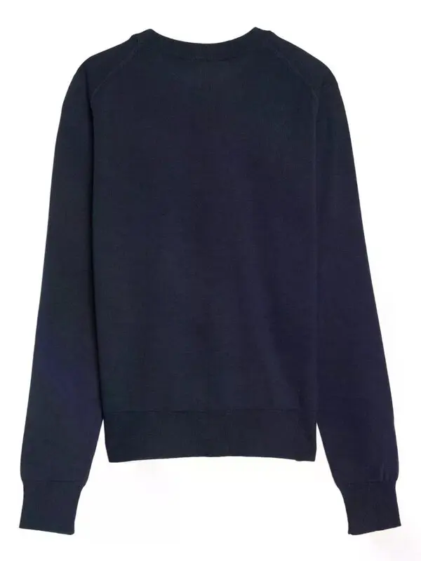 Maison Kitsuné Baby Fox Patch Regular Jumper - Blue