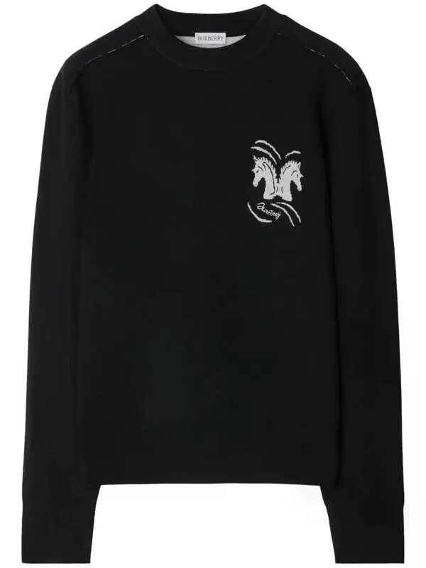 Burberry Mirrored Horse Knit Jumper