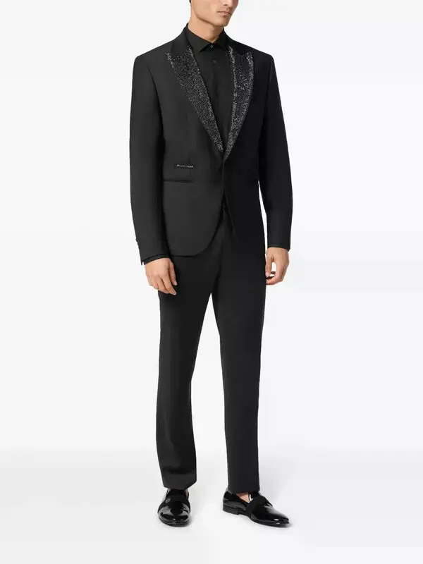 Philipp Plein Rhinestone-embellished Blazer