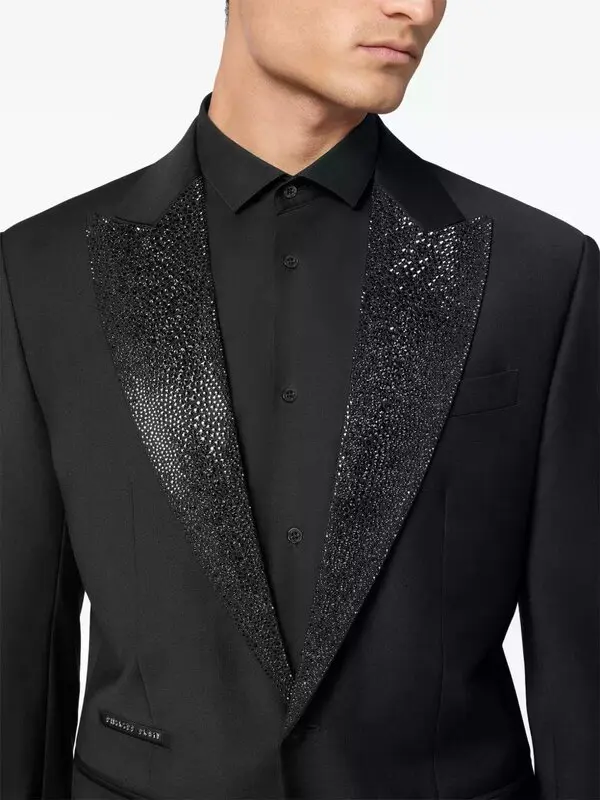 Philipp Plein Rhinestone-embellished Blazer