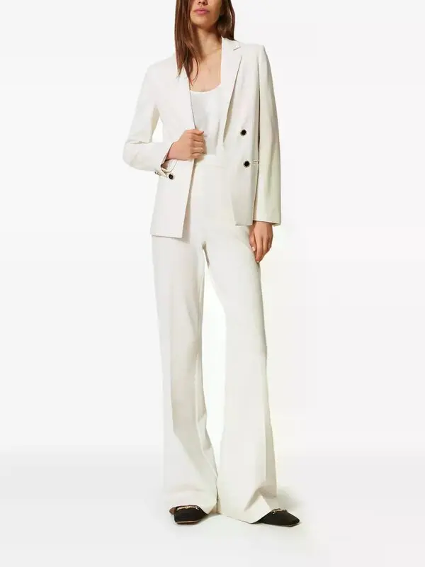 TWINSET Jewelled-button Double-breasted Blazer