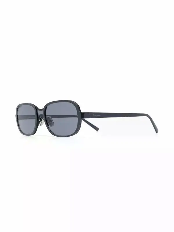 FERRAGAMO Oval Frame Sunglasses - Grey