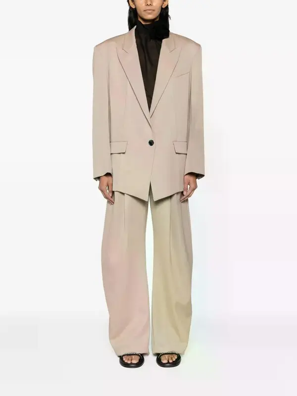 Attico Glen Oversized Single-breasted Blazer