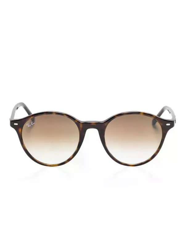 Ray-ban Tortoiseshell Round Frame Sunglasses - Brown