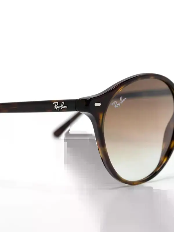 Ray-ban Tortoiseshell Round Frame Sunglasses - Brown