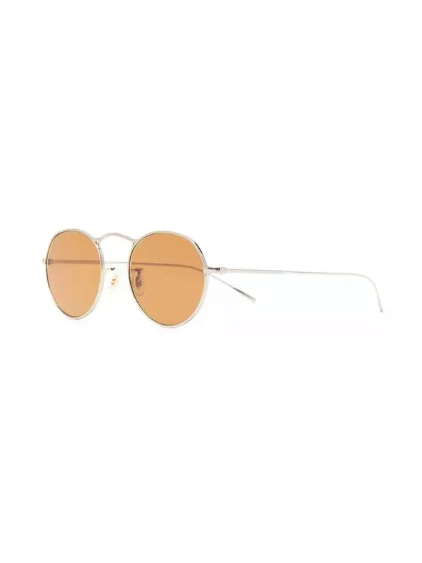 Oliver Spencer M-4 30th Round-frame Sunglasses - Gold