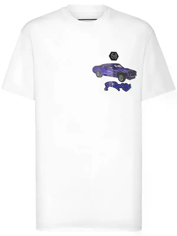 Philipp Plein Cars Racing T-shirt - White
