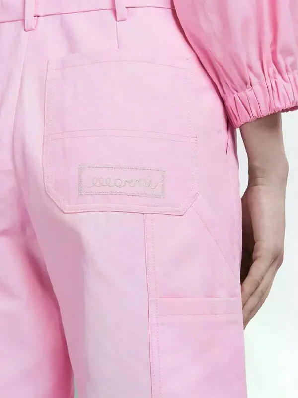 Marni Embroidered Logo Straight-leg Trousers