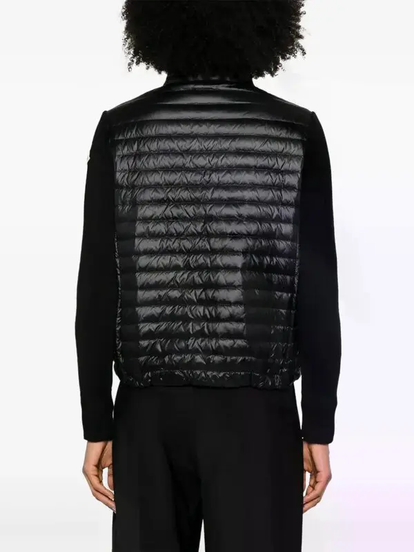 Moncler Padded Knitted Sleeve Jacket