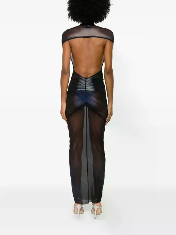 JEAN PAUL GAULTIER Sheer Maxi Dress
