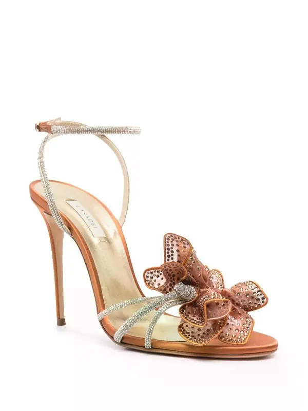 Casadei Julia Orchidea 100mm Stiletto Sandals