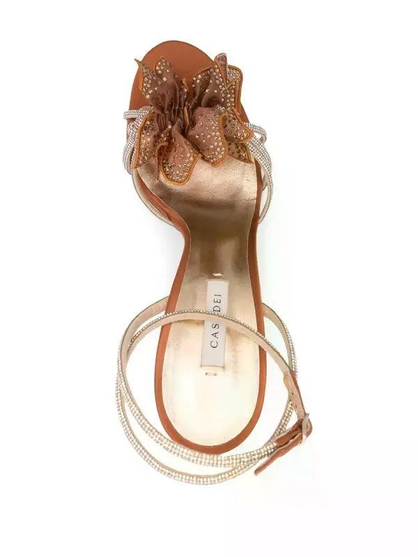 Casadei Julia Orchidea 100mm Stiletto Sandals