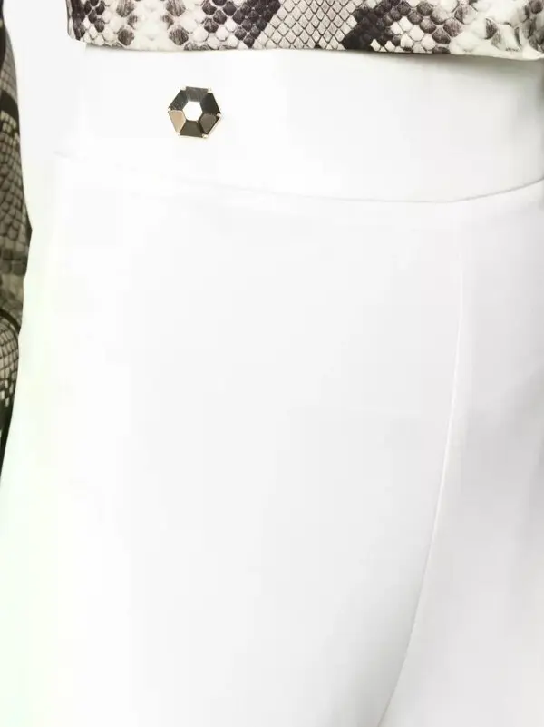 Philipp Plein Gold-studded Cady Trousers