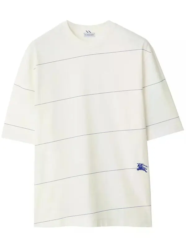 Burberry Striped Cotton T-shirt