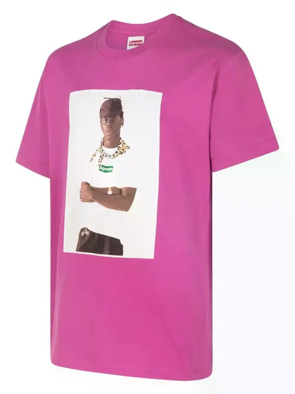 Supreme X Tyler The Creator Photograph-print T-shirt - Pink