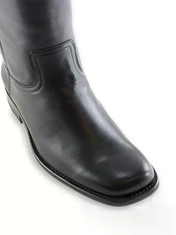 NOTABENE Achilla Knee-length Square Toe Boots - Black