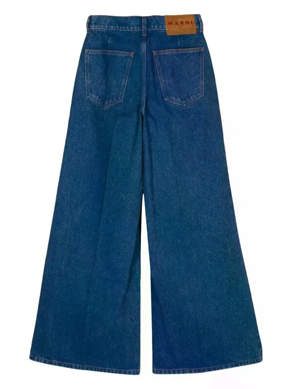 Marni Organic Cotton Wide-leg Jeans