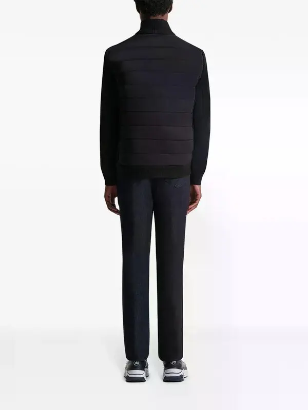 Fusalp Padded Wool Blend Jacket - Black