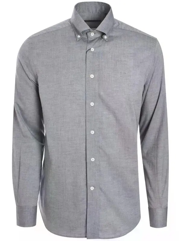 Corneliani Buttoned Cotton Shirt
