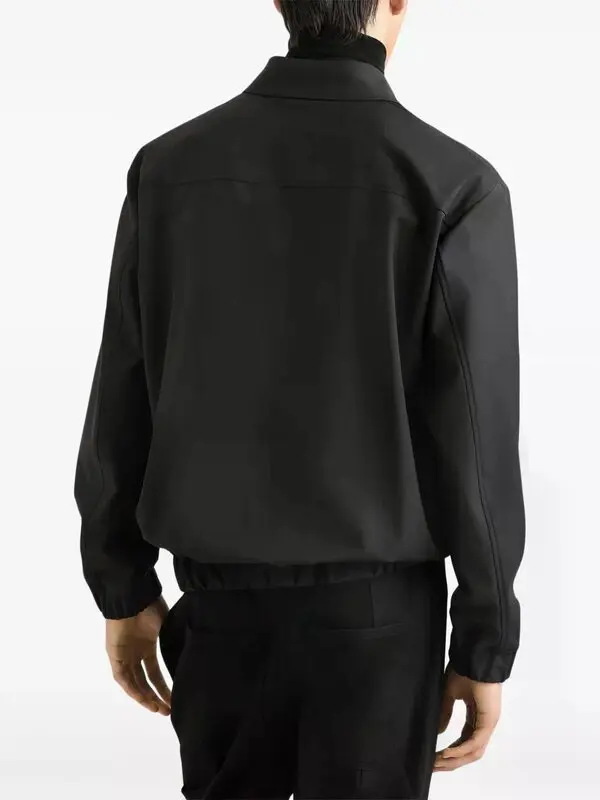 Dolce & Gabbana Logo Appliqué Bomber Jacket