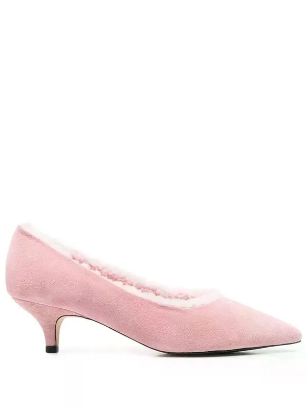 AGE OF INNOCENCE Juliette Shearling Pumps - Pink