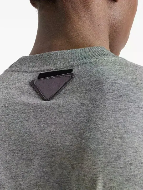 Prada Cotton T-shirt - Grey