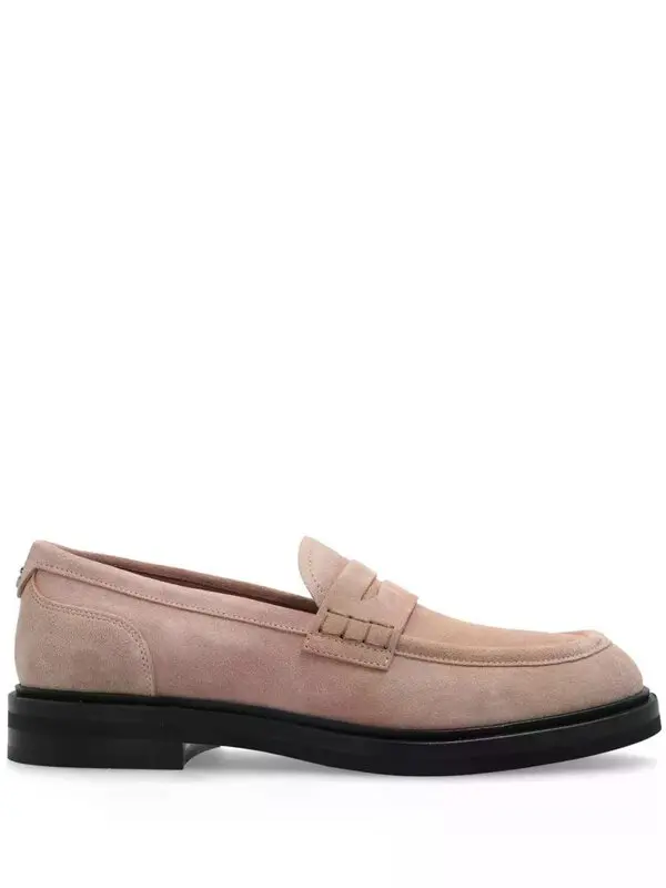 Dolce & Gabbana Calf Suede Loafers - Pink