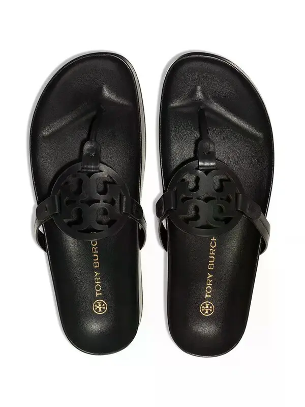 Tory Burch Miller Monogram Flat Sandals