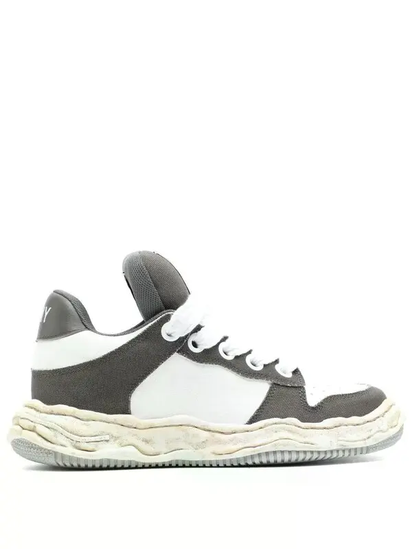 Mihara Yasuhiro Wayne Og Sole Leather Sneakers - Brown