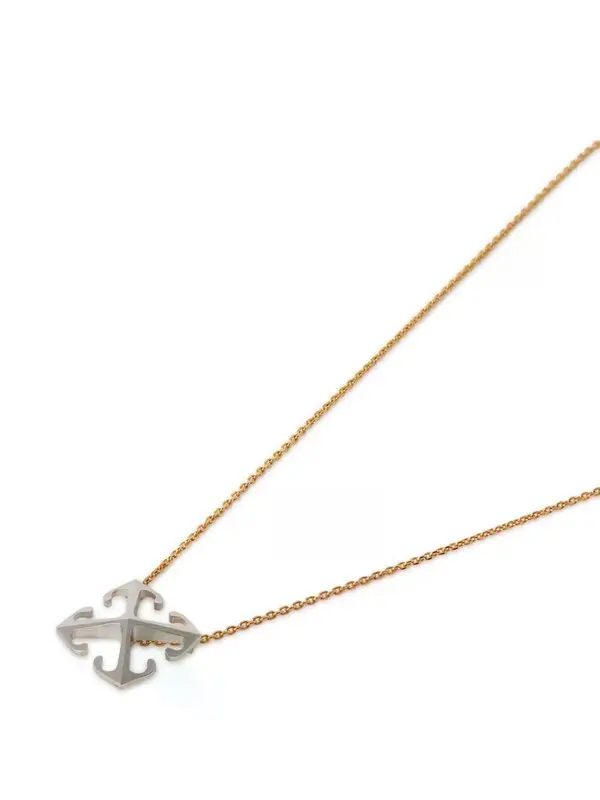 Off-White Arrow Necklace - Gold