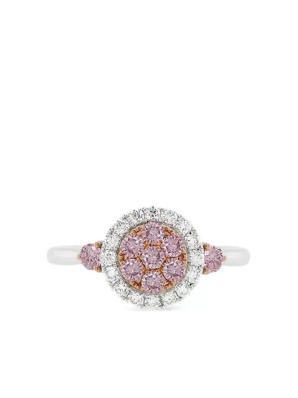 HYT JEWELRY 18kt White Gold Diamond Ring - Silver