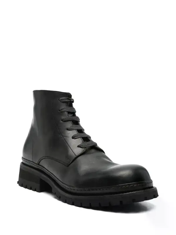 A DICIANNOVEVENTITRE Leather Lace-up Boots