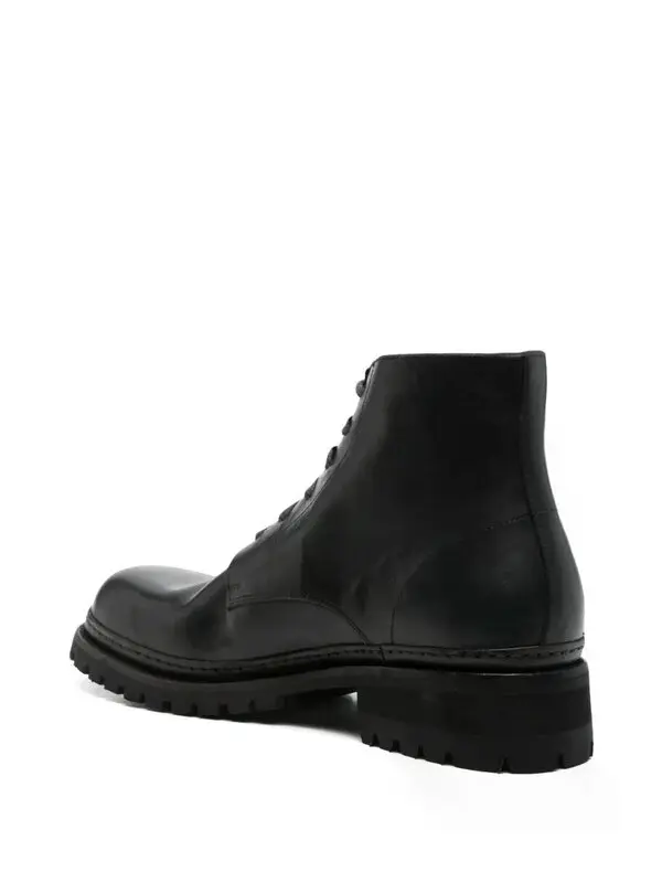 A DICIANNOVEVENTITRE Leather Lace-up Boots