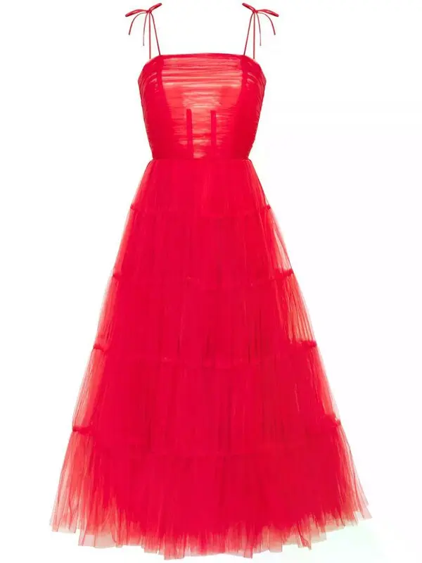 ANA RADU Tie Maxi Dress