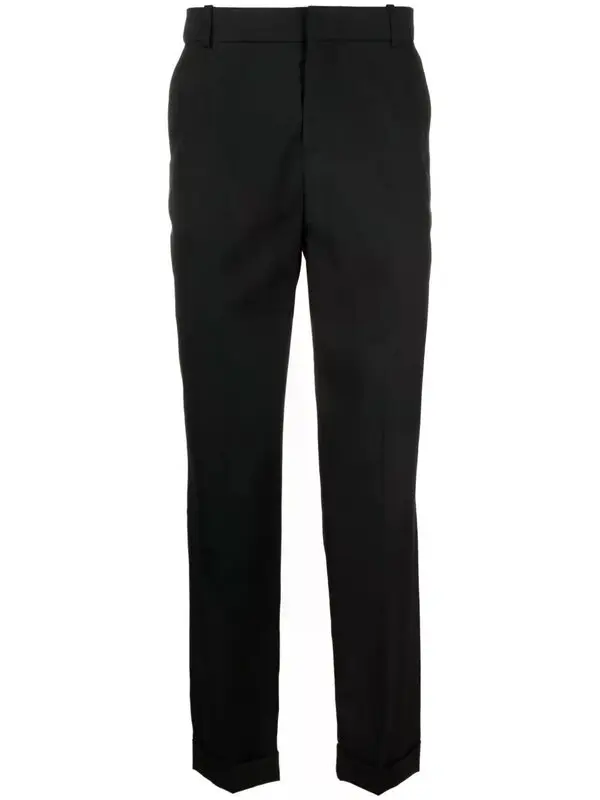 Balmain Tapered Wool Trousers