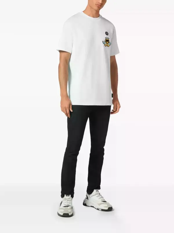 Philipp Plein Smile-patch T-shirt