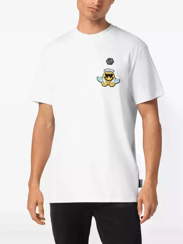Philipp Plein Smile-patch T-shirt
