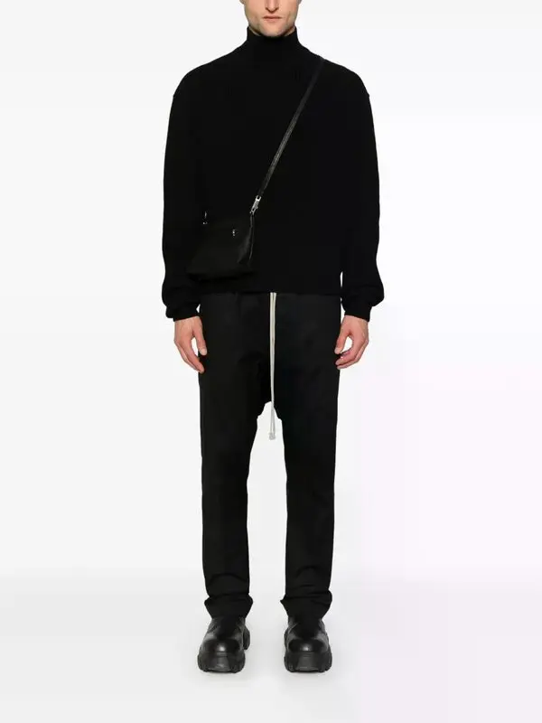 Rick Owens Virgin Wool Roll Neck Jumper