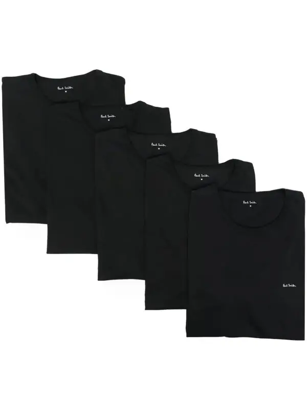 Paul Smith Logo-print Cotton T-shirt - Black
