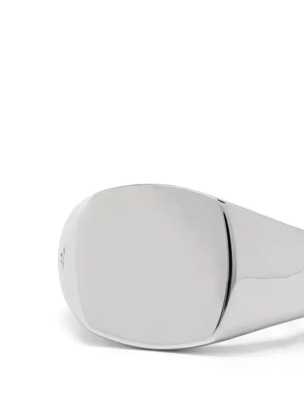 Tom Wood Polished Signet Band Ring