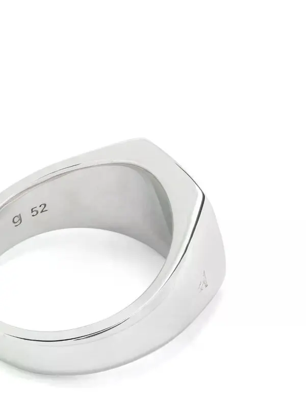 Tom Wood Polished Signet Band Ring