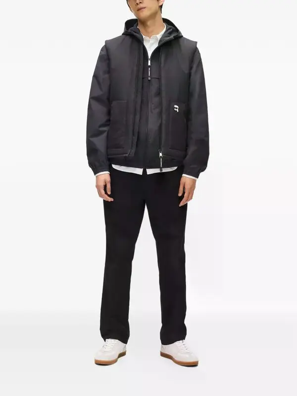 Karl Lagerfeld Ikon Padded Gilet - Black