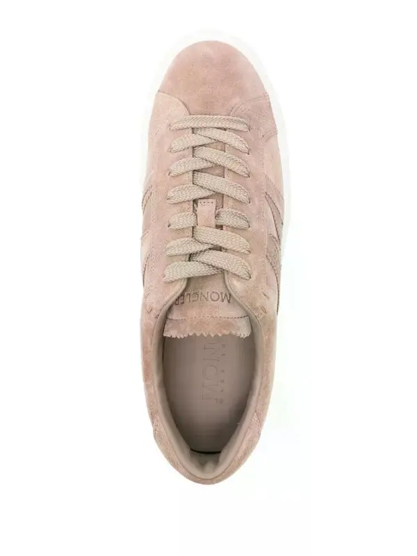 Moncler Monaco M Suede Lace-up Sneakers - Brown
