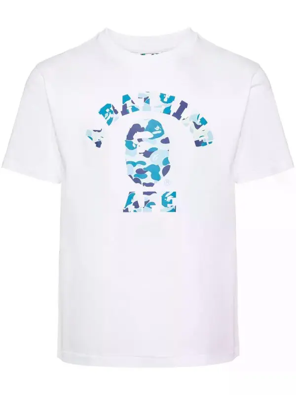 A BATHING APE Logo-printed T-shirt - White