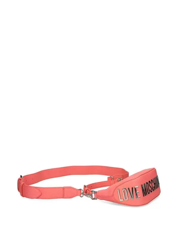 Moschino Logo Shoulder Bag - Red