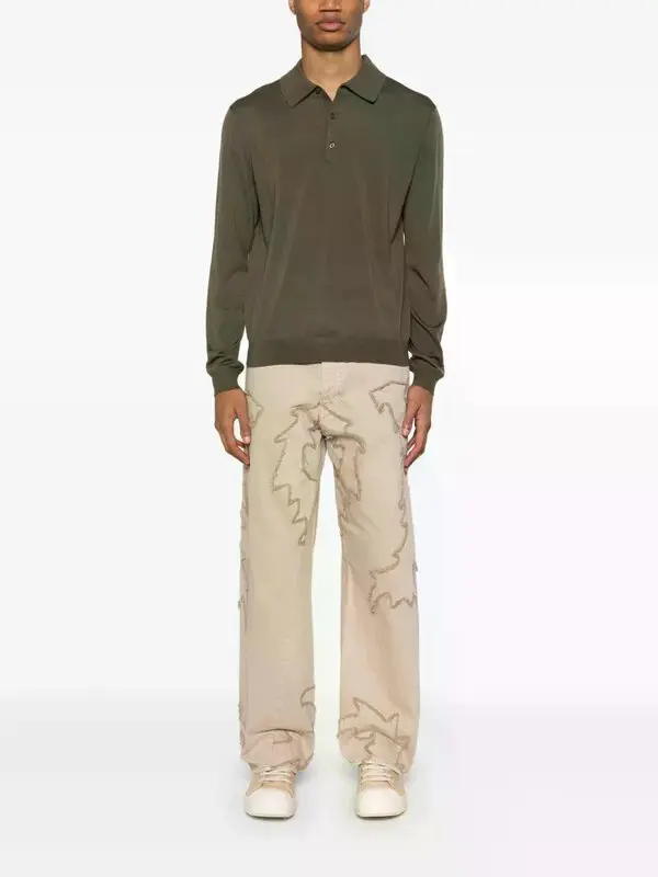 SUNFLOWER Logo Patch Jeans