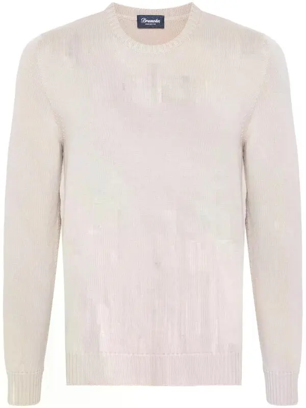 DRUMOHR Merino Wool Crew Neck Sweater
