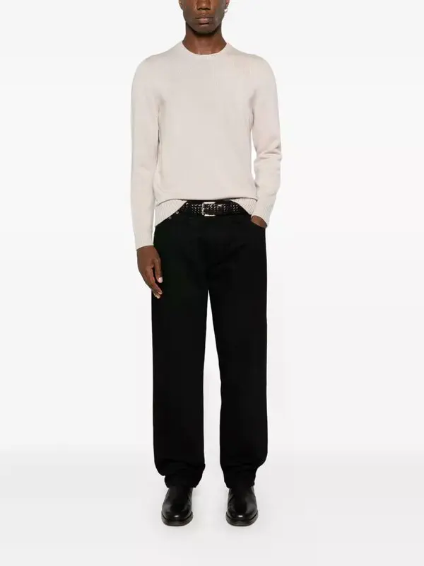 DRUMOHR Merino Wool Crew Neck Sweater