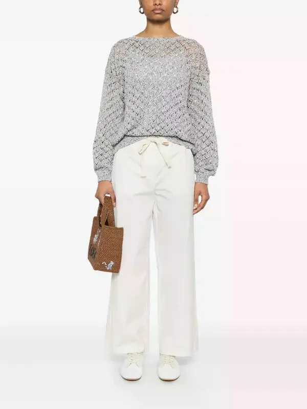 Max Mara Argento Cropped Trousers - Neutrals