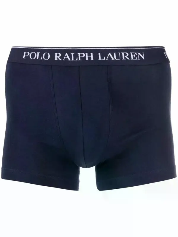 Polo Ralph Lauren Logo Waistband Boxer Briefs - Blue
